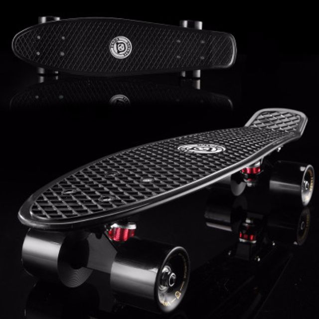 Premium Black Penny Board Short Cruiser (64mm wheels), Sports Equipment ...
