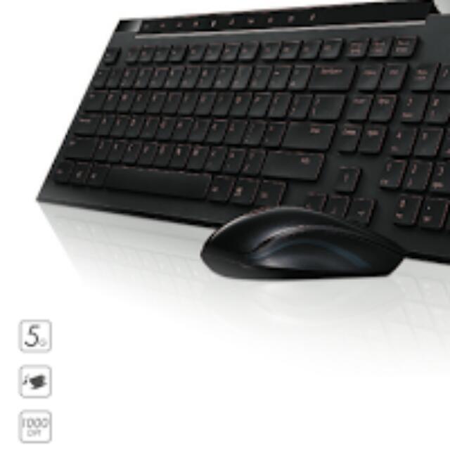 Rapoo 8200p Wireless Optical Mouse And Keyboard Set Computers And Tech Parts And Accessories