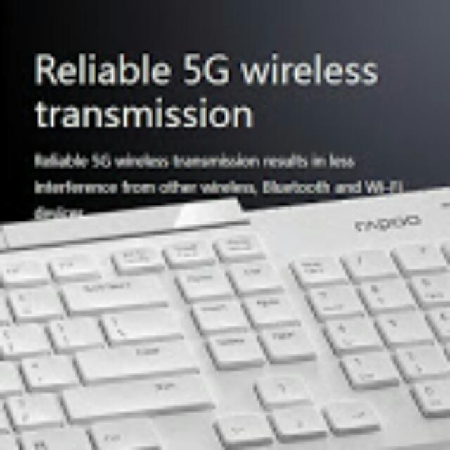 Rapoo 8200p Wireless Optical Mouse And Keyboard Set Computers And Tech Parts And Accessories