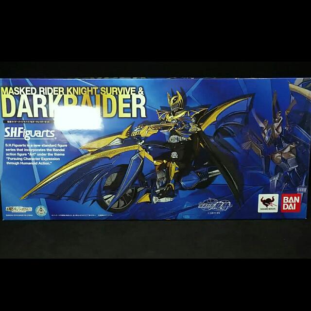 SHF Kamen Rider Knight Survive & Dark Raider Darkraider SH Figuarts ...