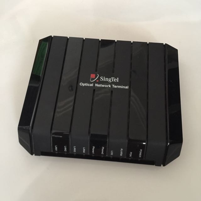Singtel Optical Network Terminal Modem, Computers & Tech, Parts ...