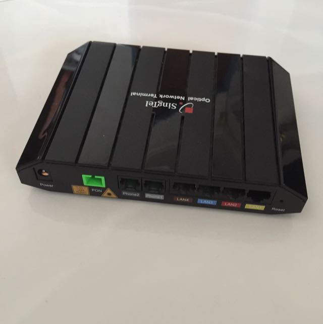 Singtel Optical Network Terminal Modem, Computers & Tech, Parts ...