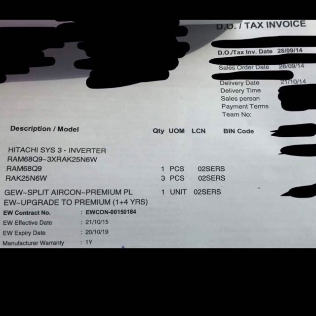 Multi-split Inverter Hitachi Aircon - System 3, TV & Home Appliances ...