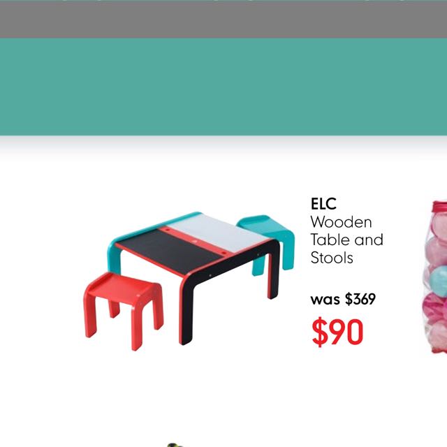 ELC Table And chair, Babies & Kids, Babies & Kids Fashion on Carousell