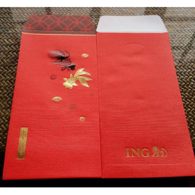 ING Goldfish Red Packet / Ang Pow, Everything Else on Carousell