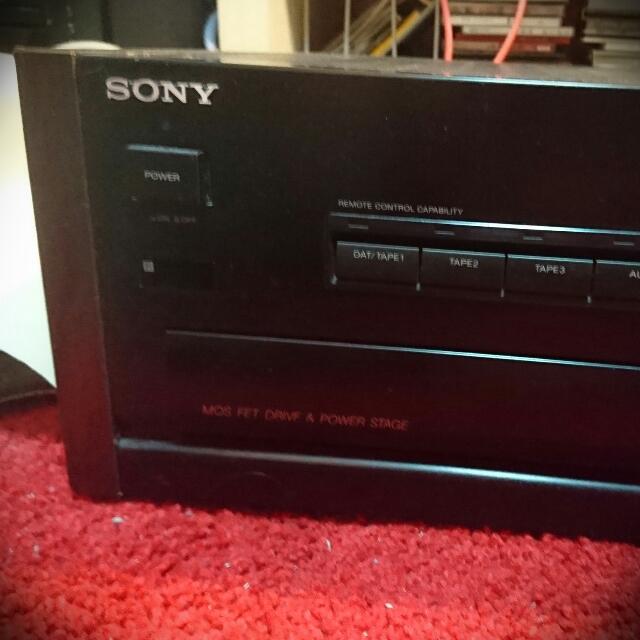 Sony F707ES Integrated Amplifier, Audio, Other Audio Equipment on Carousell
