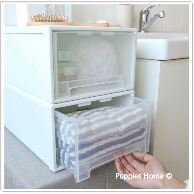 Stackable Drawer Box Cabinet Movable Portable Wheels Wardrobe Organizer ...
