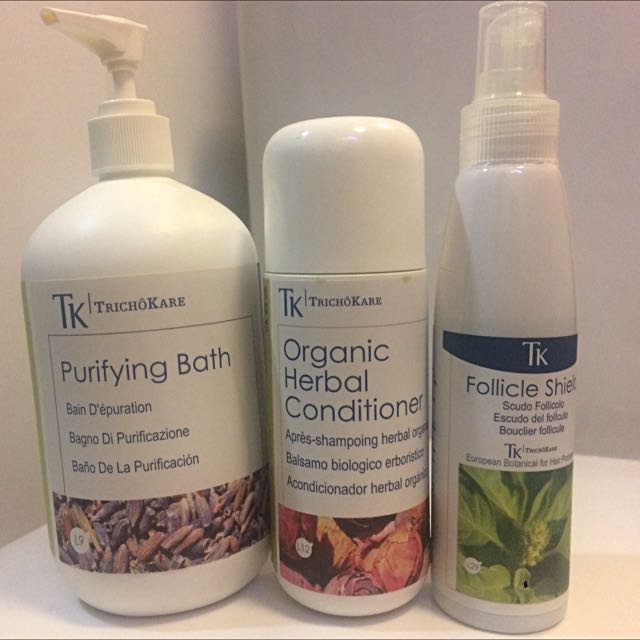 TK TRICHOKARE hair products (shampoo + conditioner + tonic), Beauty ...