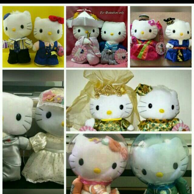 Millennium Hello Kitty Set Complete Set of 6 Couples, Hobbies & Toys ...