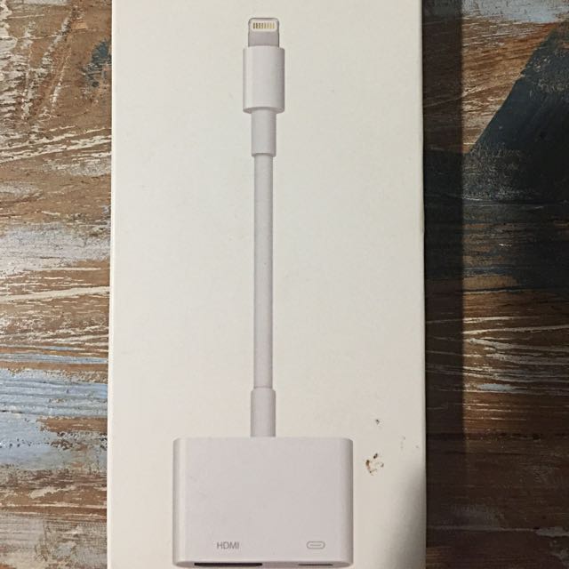 Original Apple Lightning digital AV adapter, Audio, Earphones on Carousell