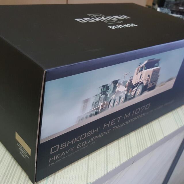 OSHKOSH HET M 1070 HEAVY EQUIPMENT TRANSPORTER WITH M 1000 TRAILER ...