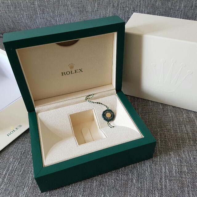 Rolex box with tag and casing, Mobile Phones & Gadgets, Wearables ...