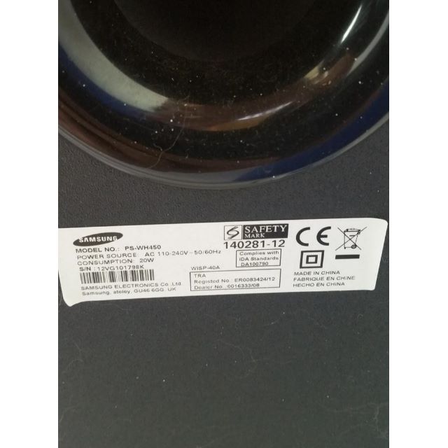 Samsung HW-H450 Soundbar With PS-WH450 Subwoofer, Audio, Soundbars ...
