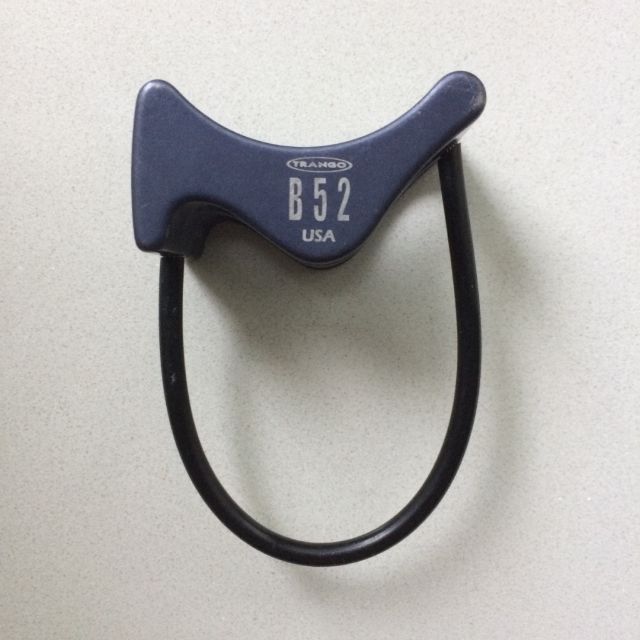 Trango B52 belay device / ATC tube style tubular device climbing abseiling blue grey, Sports ...