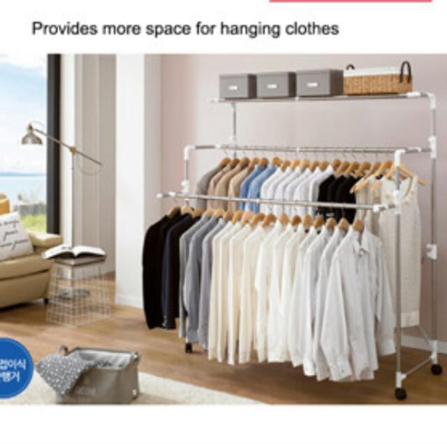 [Preorder] XL Expandable Laundry Rack/Easy Storage & Adjustable ...