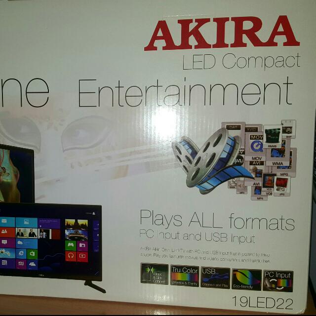 Akira 19" LED TV, TV & Home Appliances, TV & Entertainment, TV on Carousell