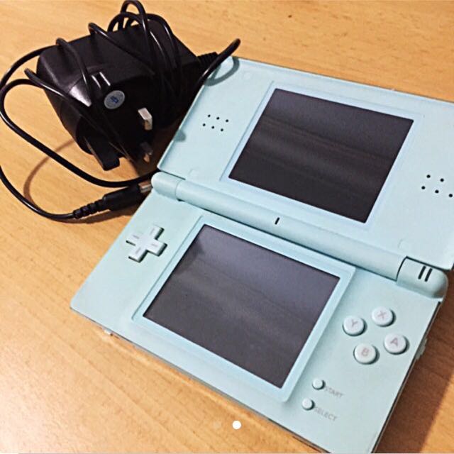 light blue DS, Video Gaming, Video Game Consoles, Others on Carousell