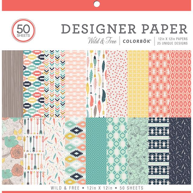 [Preorder] ColorBok Designer Paper Pad (12" x 12"), Hobbies & Toys ...