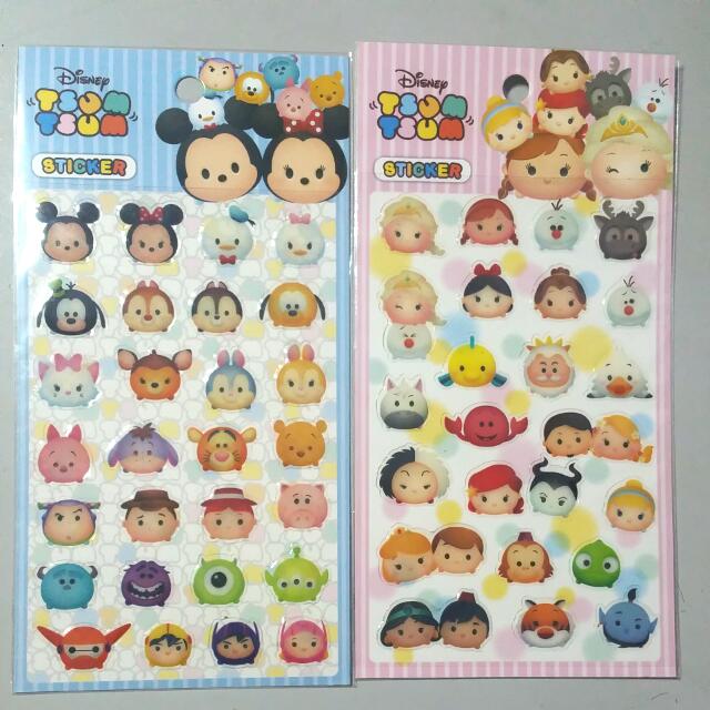 Tsum Tsum Stickers, Hobbies & Toys, Stationery & Craft, Craft Supplies ...