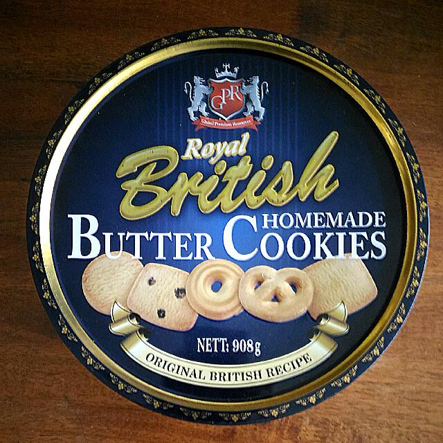 10.5 "Large Biscuit Tin Can, Furniture & Home Living, Kitchenware ...