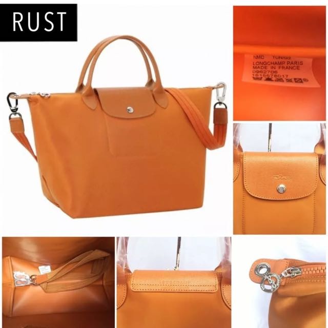 Brand New And Authentic Longchamp Le Pliage Neo Rust Color Small Size ...