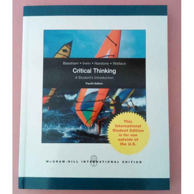 Critical Thinking book 4th Edition, Hobbies & Toys, Books & Magazines ...