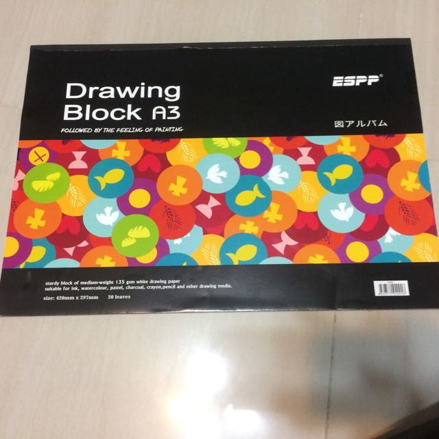 Drawing Block, Hobbies & Toys, Stationery & Craft, Other Stationery ...