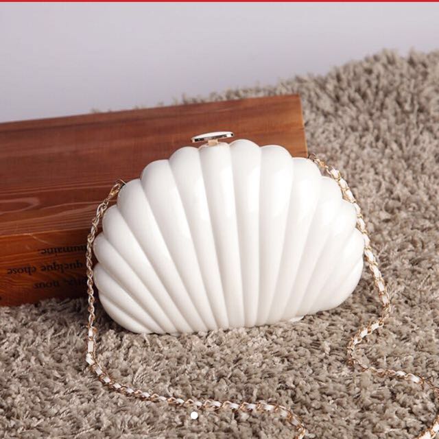 Mermaid Seashell bag, Women's Fashion, Bags & Wallets, Beach Bags on ...