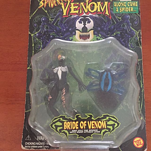 Toybiz Spider-Man Venom Bride Of Venom (vintage, Hasbro, Marvel, D.C ...