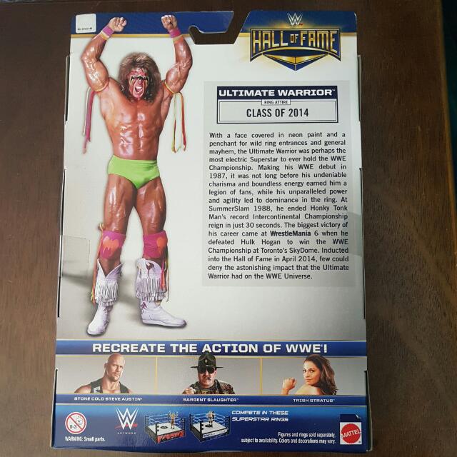 WWE Mattel Ultimate Warrior Figure., Hobbies & Toys, Toys & Games on Carousell