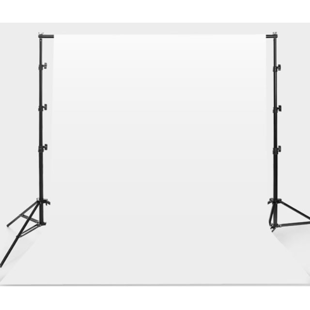 2 x 2m Backdrop Stand with White Background Cloth, Photography ...