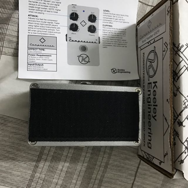 Keeley C4 4 Knob Compressor, Hobbies & Toys, Music & Media, Musical ...