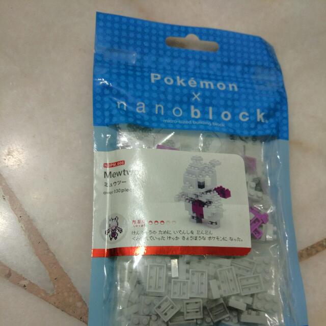 Pokemon Nanoblock [ Mewtwo ], Hobbies & Toys, Toys & Games on Carousell