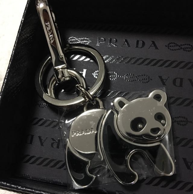 Prada Panda Keyring / Bag charm, Luxury, Bags & Wallets on Carousell