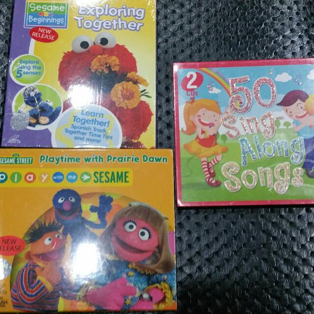 Sesame Street Vcd And Nursery Rhymes cd, Babies & Kids, Babies & Kids ...