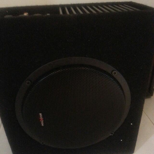 Braxton Sub Woofer With Build-in Amplifier, Car Accessories on Carousell