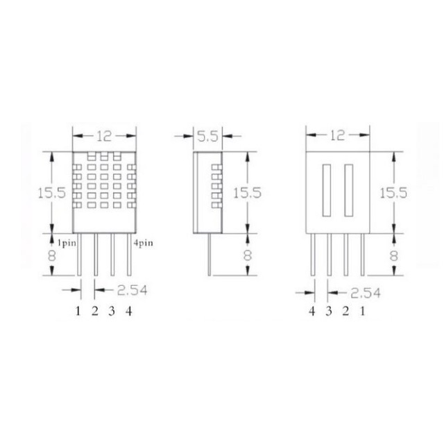 DHT11 Temperature Humidity sensor for arduino, Computers & Tech, Parts ...