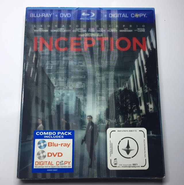 Inception Blu-ray, Hobbies & Toys, Music & Media, CDs & DVDs on Carousell