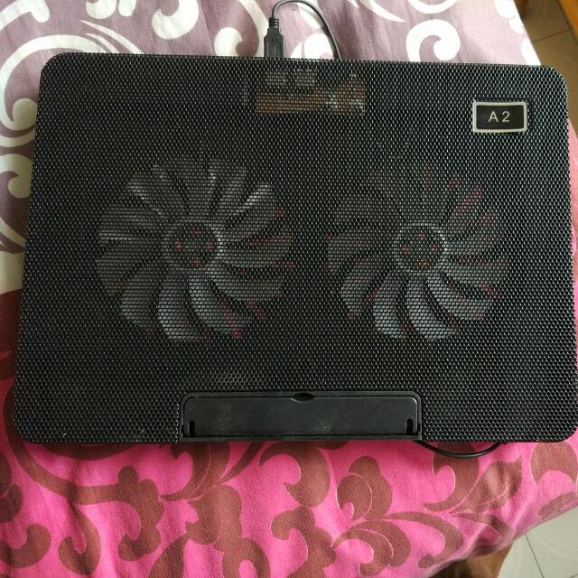 Laptop Dual Fan Air Cooler, Computers & Tech, Parts & Accessories ...