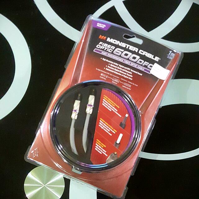 Monster Fiber Optic Cable (600DF0, Computers & Tech, Parts ...