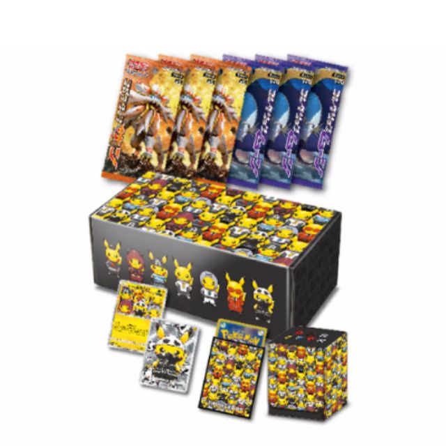 Pokemon Sun & Moon TCG Poncho Pikachu Special Teams & Skull Special Box ...