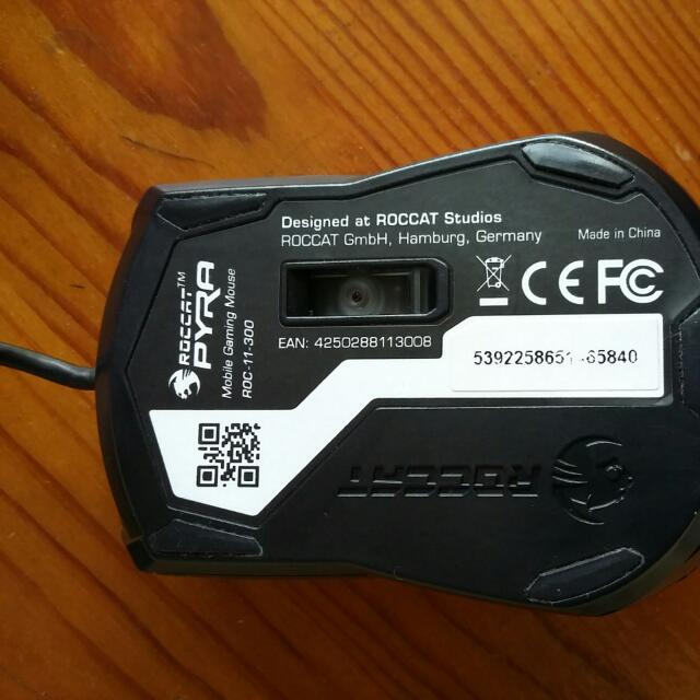 Roccat PYRA Mobile Ambidextrous Overwatch Dota Gaming Mouse (Macro ...