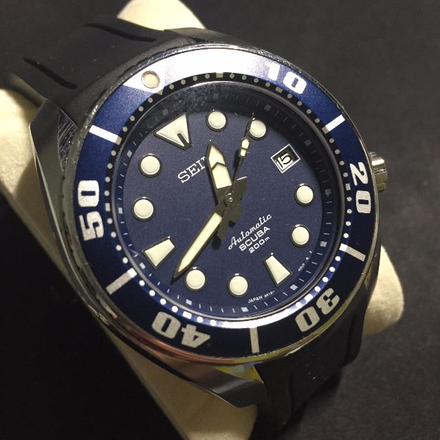 SEIKO SBDC003 Blumo Sumo with Crafter Blue strap (black colour). Box ...