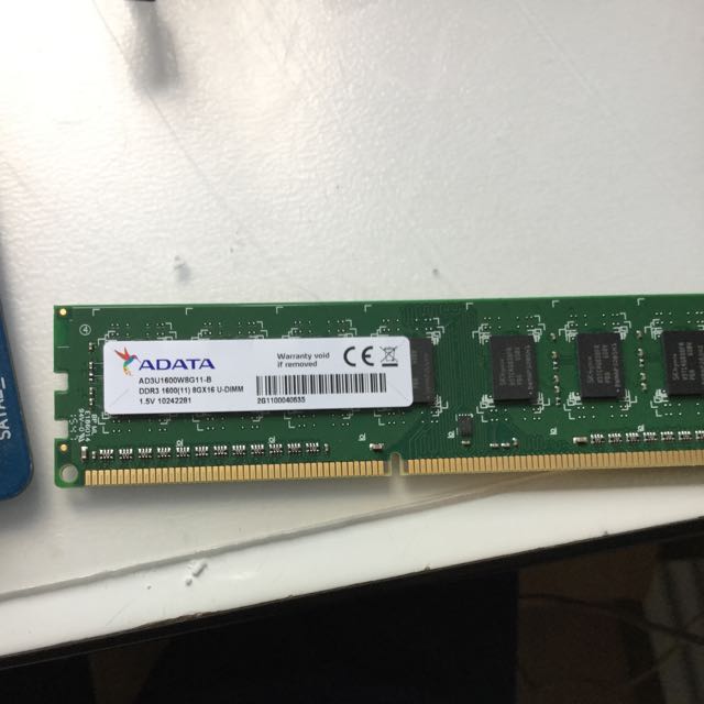ADATA DDR3 8GB ram, 電腦＆科技, 手提電腦 - Carousell