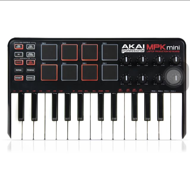 Akai Mpk Mini (v1), Hobbies & Toys, Music & Media, Musical Instruments ...