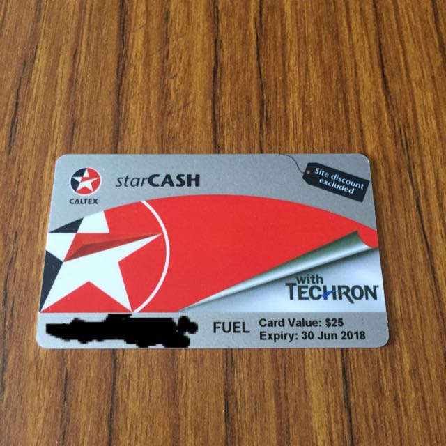 Caltex Star Cash Fuel Card x4, Car Accessories on Carousell