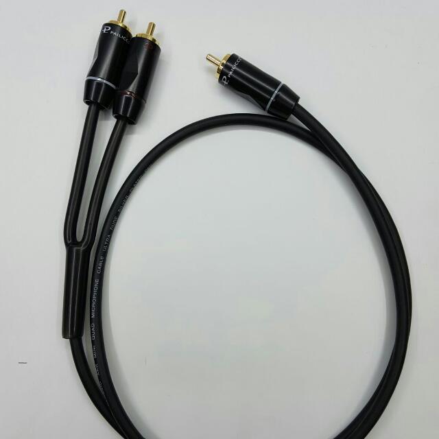 Custom Subwoofer Cable (1 RCA to 2 RCA), Audio, Other Audio Equipment ...