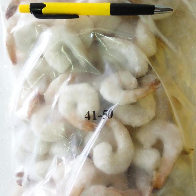 Frozen De-Shelled Prawn With Tail On, Food & Drinks, Chilled & Frozen ...