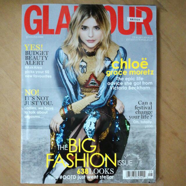 Glamour UK Edition Chloe Grace Moretz, Hobbies & Toys, Books & Magazines, Magazines on Carousell