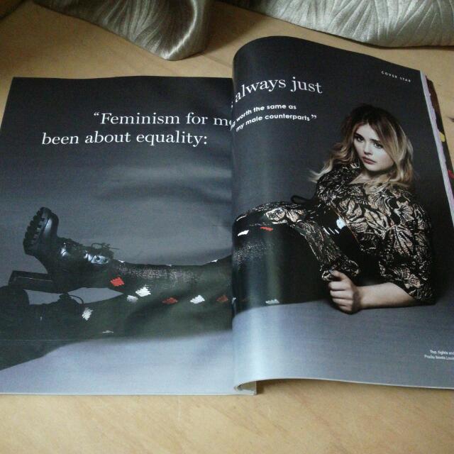 Glamour UK Edition Chloe Grace Moretz, Hobbies & Toys, Books & Magazines, Magazines on Carousell